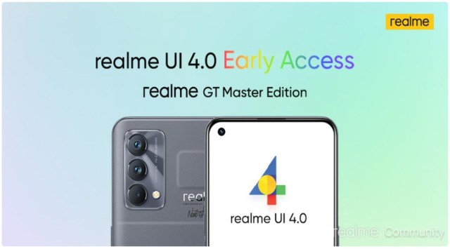 Realme rolls out Realme UI 4.0 beta for GT Master Edition: Here’s how ...