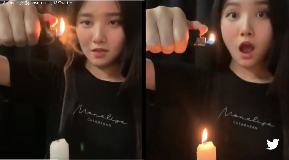 ‘Got to try this’: In viral video, girl seen lighting candle with its ...