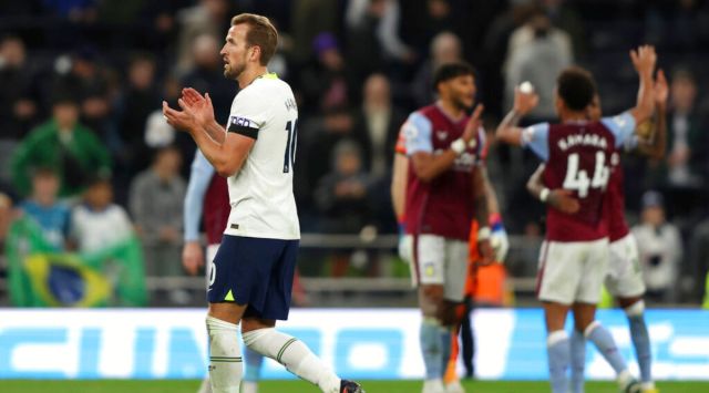 Tottenham slump to Villa defeat as top four hopes suffer blow ...