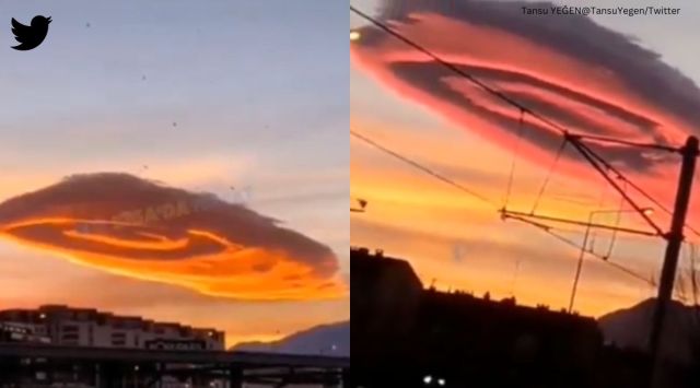 ‘That’s a UFO’: Bizarre giant cloud formation in Turkey stuns netizens | Trending News - The ...
