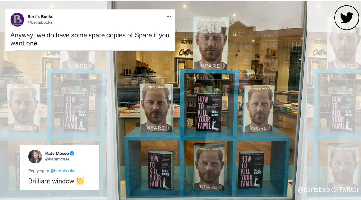 UK bookstore displays Prince Harry memoir ‘Spare’ next to novel ‘How to ...