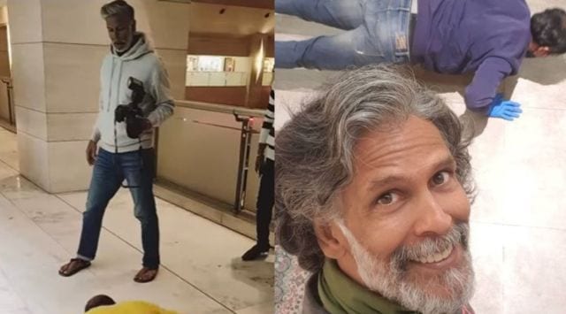 Milind Soman Makes Paparazzi Do 20 Push Ups Before Letting Them Click