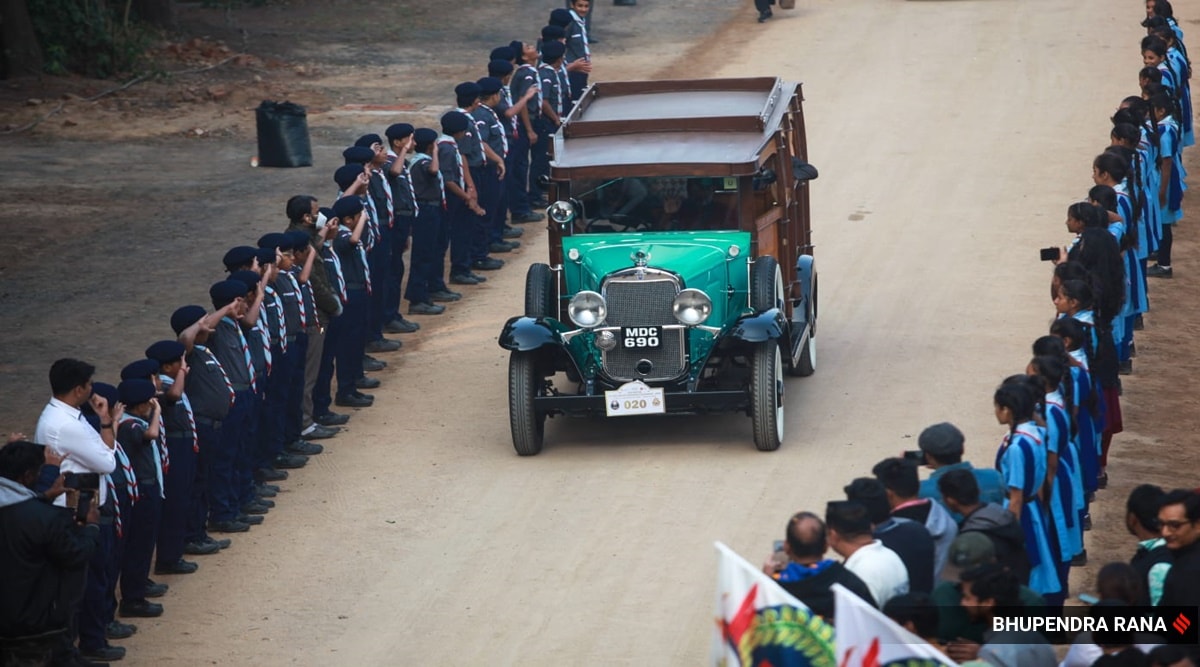 In pictures: Vintage cars rally to Gujarat’s Statue of Unity ...