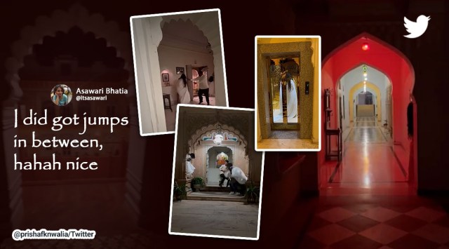 Watch: Woman dresses up as ‘Monjulika’ to scare visitors of Rajasthan ...