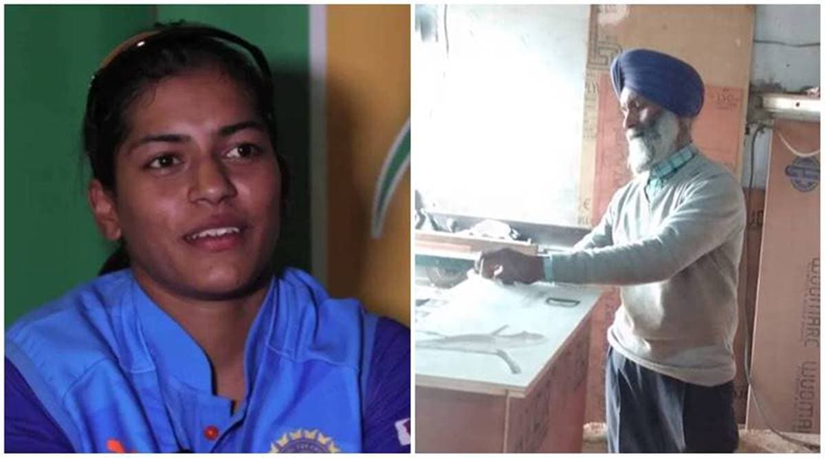 Amanjot Kaur story: Carpenter father hand-crafted her first bat, now ...