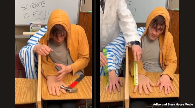 Watch the illusion effect! This ‘body transfer experiment’ reminds ...