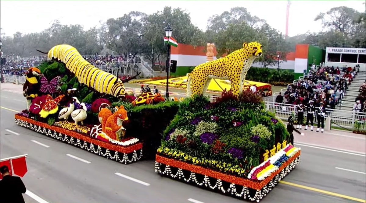 Cheetah featured on CPWD’s R-Day tableau with theme of biodiversity ...