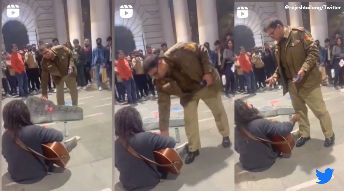 Watch Delhi Cop Asks Busker To Stop Playing Music Faces Netizens Ire