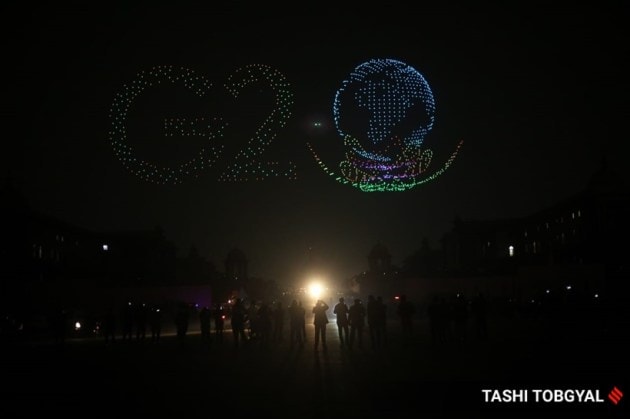 3,500 drones light up Delhi skies for Beating the Retreat rehearsal ...