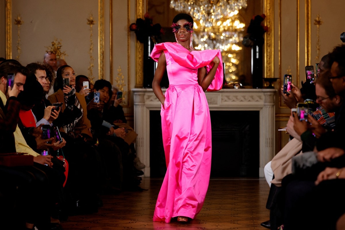 Imane Ayissi adds African touch to Paris haute couture fashion week ...