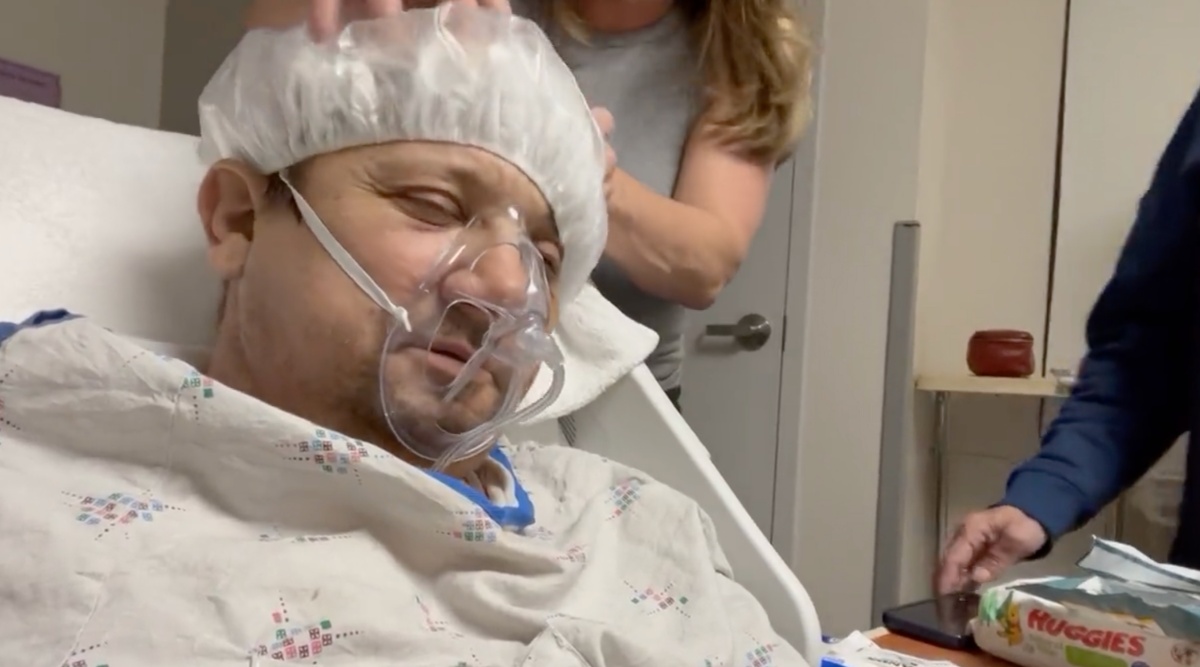 Jeremy Renner shares new video from hospital: ‘A not no great ICU day ...