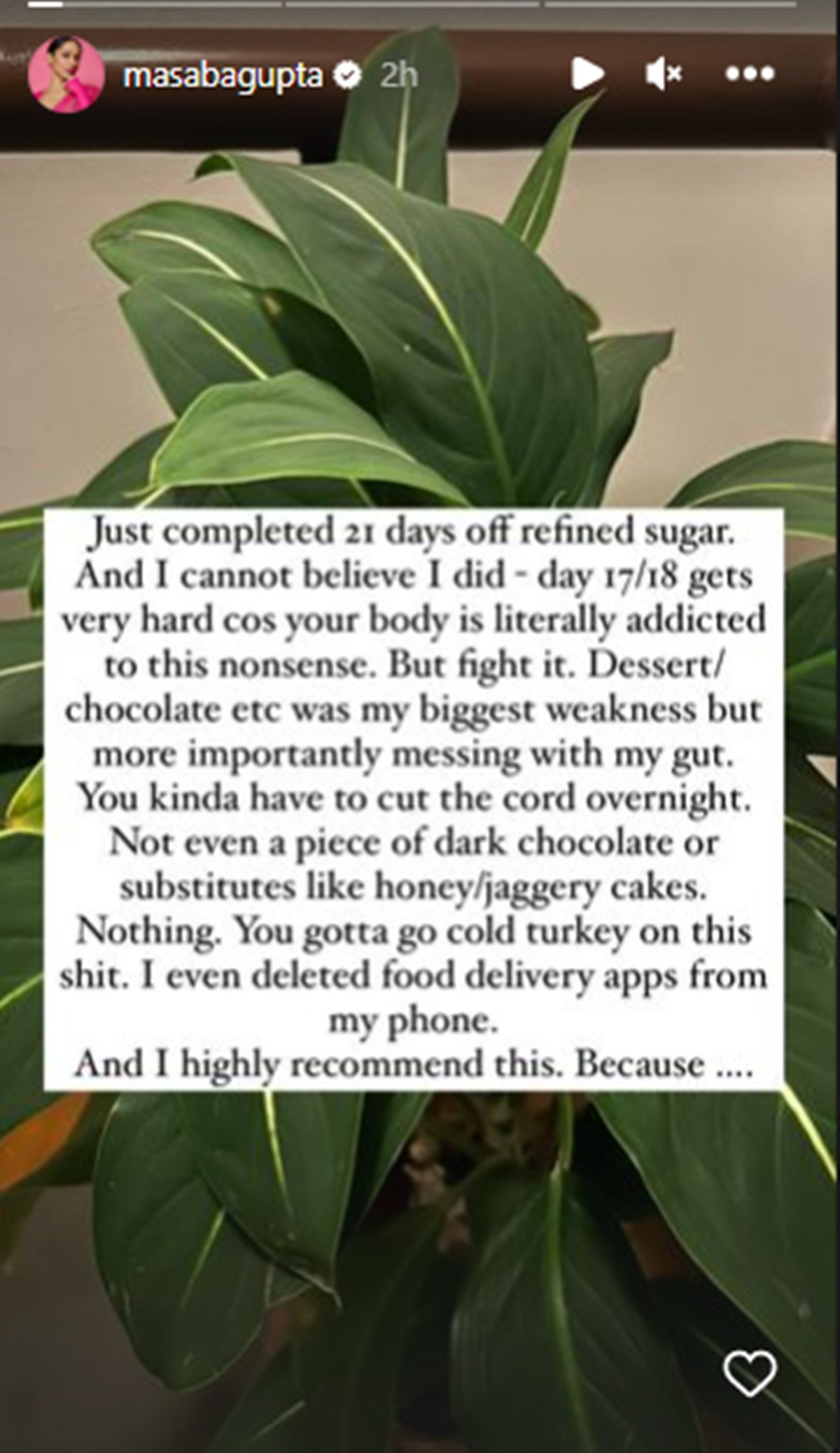 ‘Your body is literally addicted to this nonsense’: Masaba Gupta goes ...