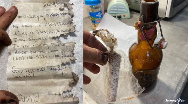 Message in bottle found after 40 years | Trending News - The Indian Express