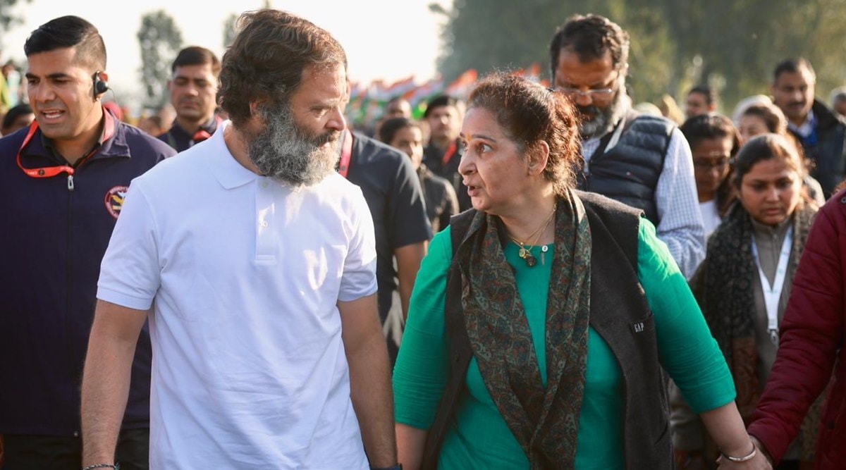 Navjot Kaur Sidhu joins Rahul Gandhi’s Bharat Jodo Yatra | Chandigarh ...
