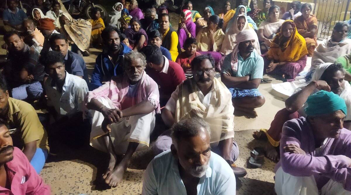 Villagers protest giving land for shrimp farming in Olpad | Ahmedabad ...