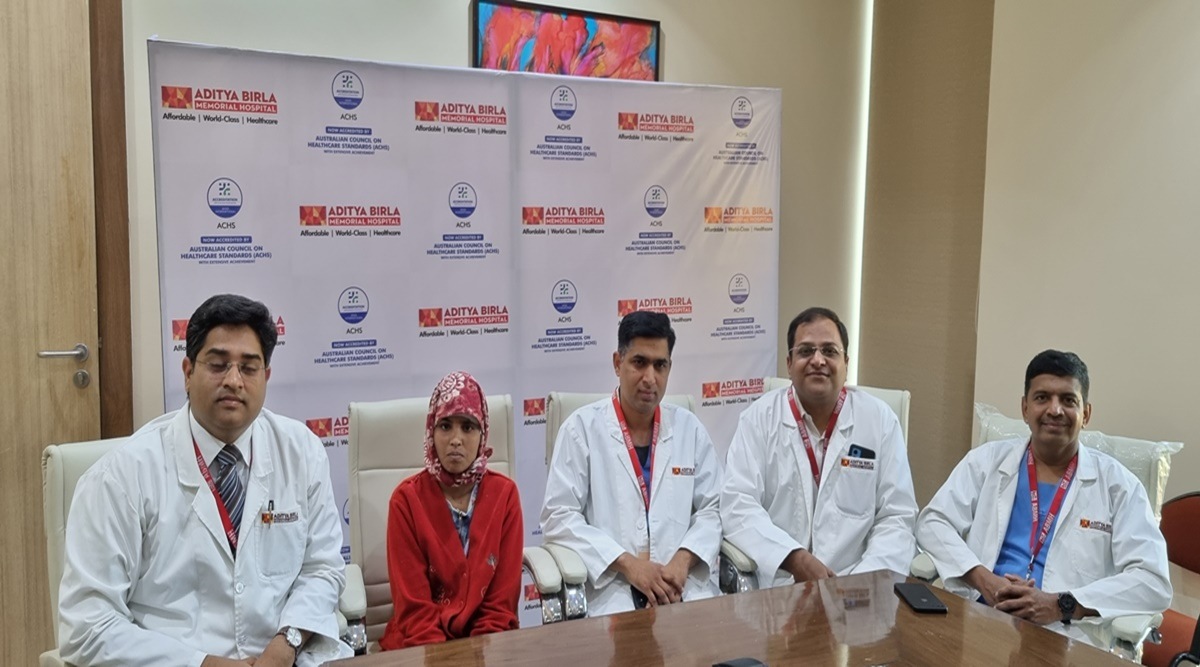 25-year-old girl saved by doctors at Aditya Birla Hospital after ...