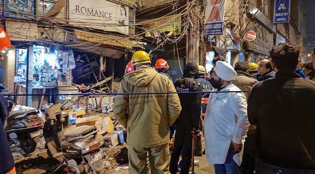 Staircase inside Sadar Bazar shop collapses after water pipe bursts, 1 ...