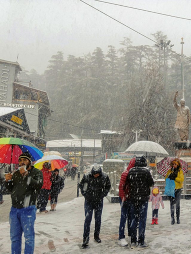 Fresh snowfall in Himachal, Uttarakhand; flight ops affected | The ...