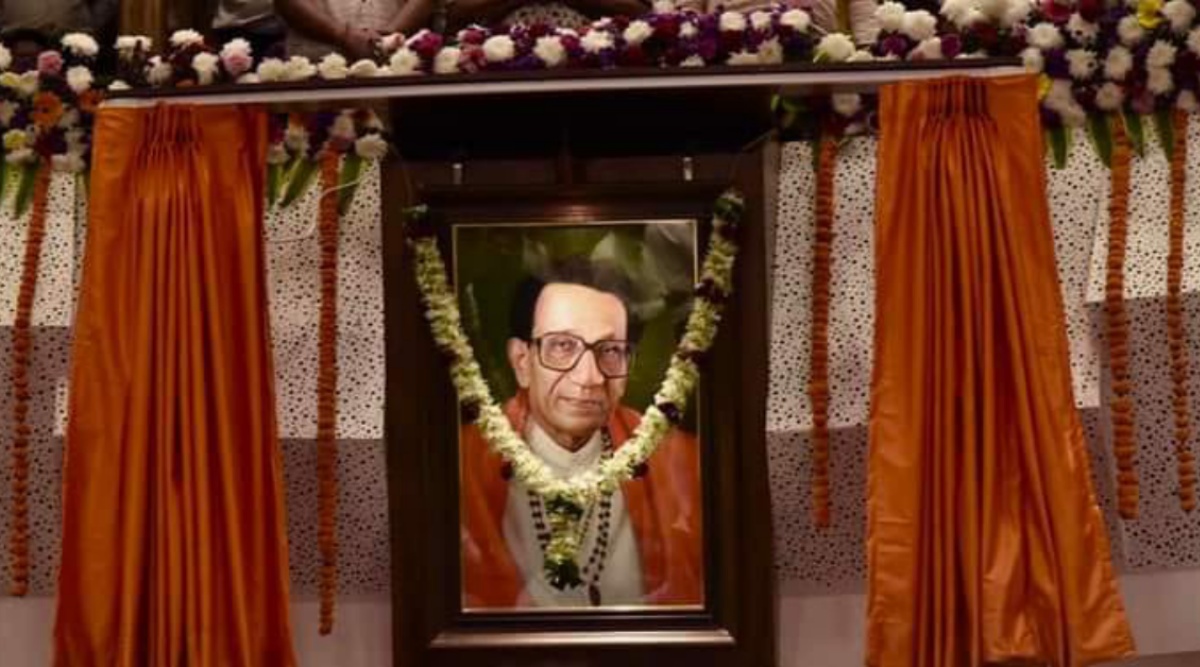 Bal Thackeray’s oil portrait unveiled amid political bickering between ...