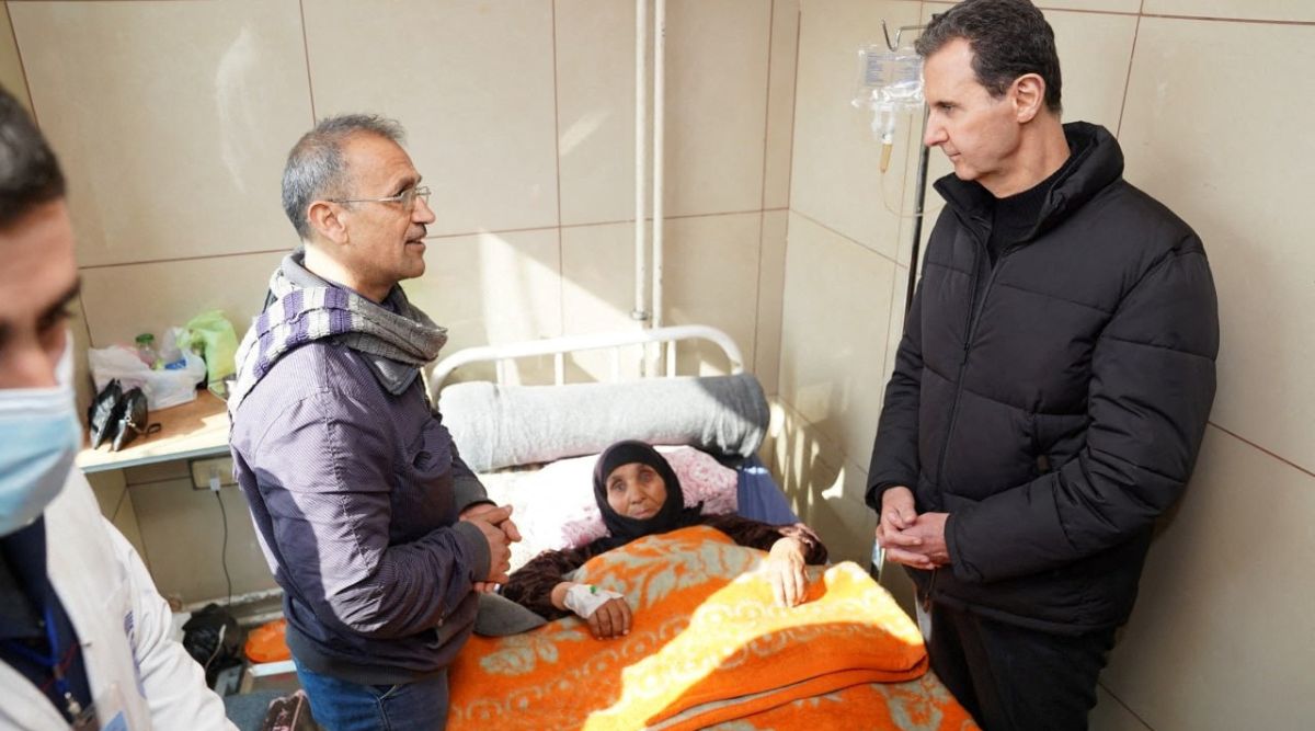 President Bashar Assad Travels To Quake Hit Aleppo World News The