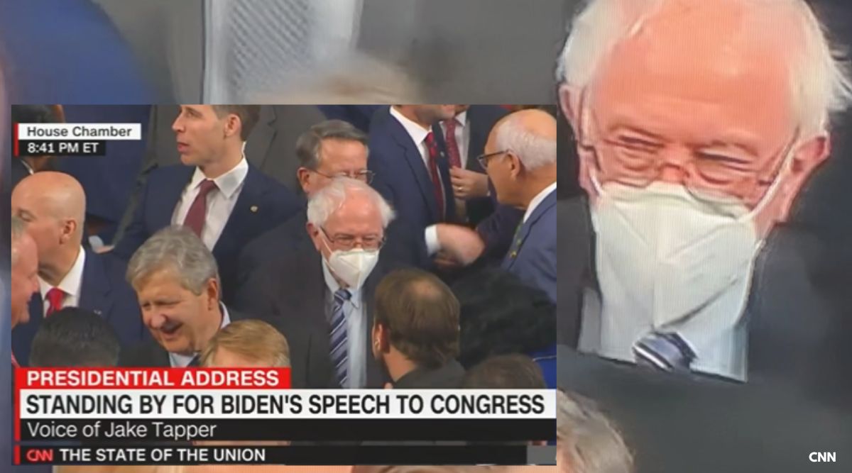 ‘Respect that man’: Bernie Sanders lauded for being the only one with a ...