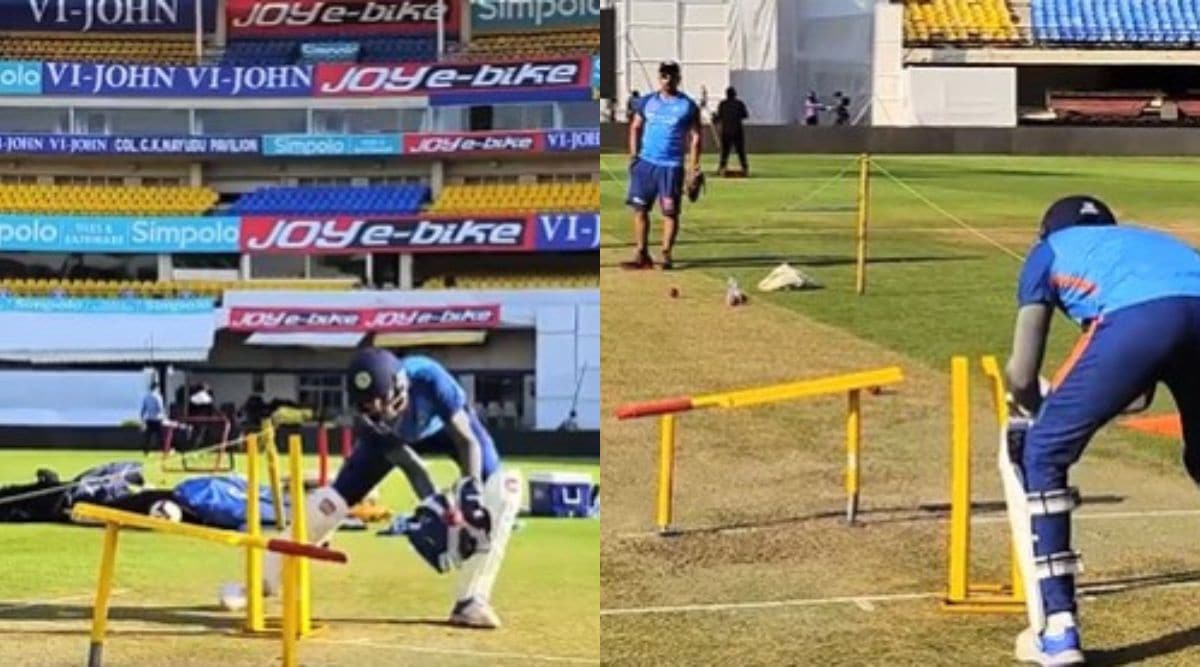 WATCH: KS Bharat’s modified drill to keep wickets off low bounce spin ...