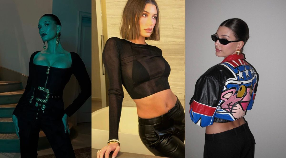 Hailey Baldwin Bieber: Dewy makeup and chic rockstar touch to Hailey ...