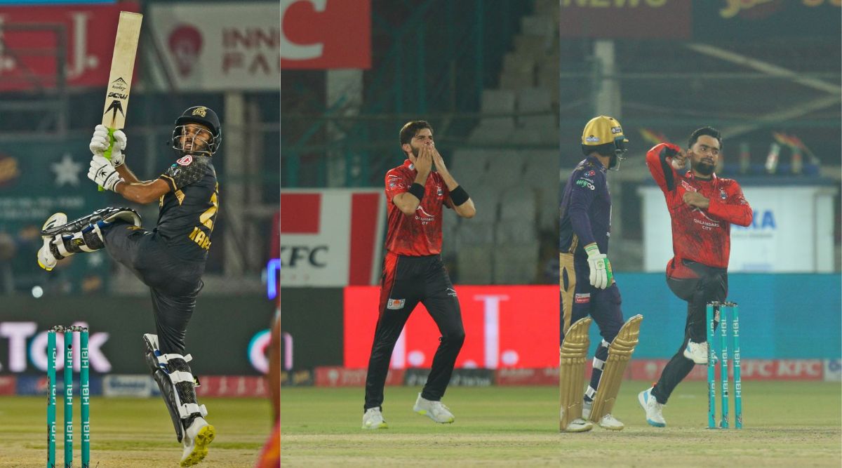 Shaheen Afridi breaks Haris’s bat and knocks him for a duck with a ...