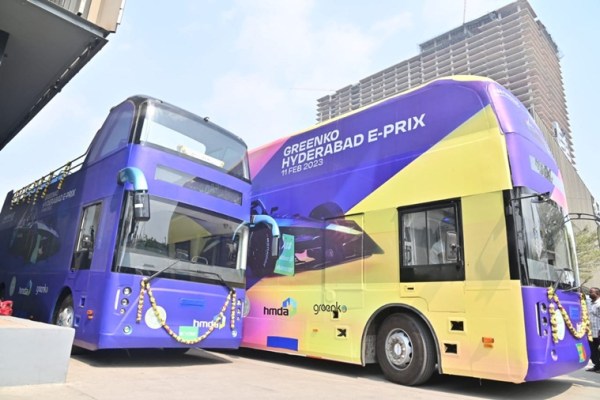 Ahead of Formula E race, Hyderabad reintroduces double-decker buses ...