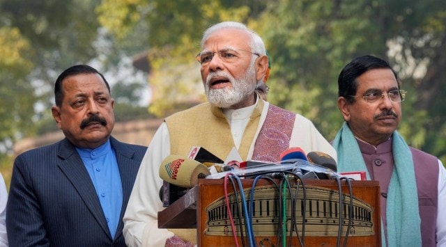 PM Modi visit: BMC sprinkles water on roads as Mumbai air quality ...