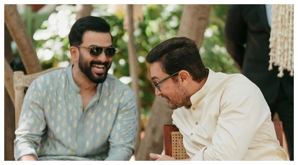 Prithviraj Sukumaran shares photo with Aamir Khan: ‘Inspiration, Idol ...