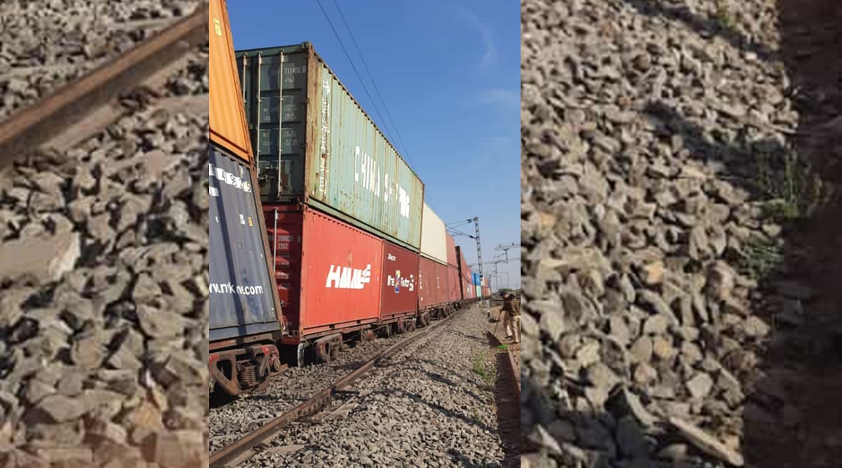 Railway traffic hit after goods train derails in Bhavnagar | Rajkot ...