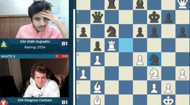 Vidit Gujrathi Hands Magnus Carlsen 1st Loss Of Chess Pro League