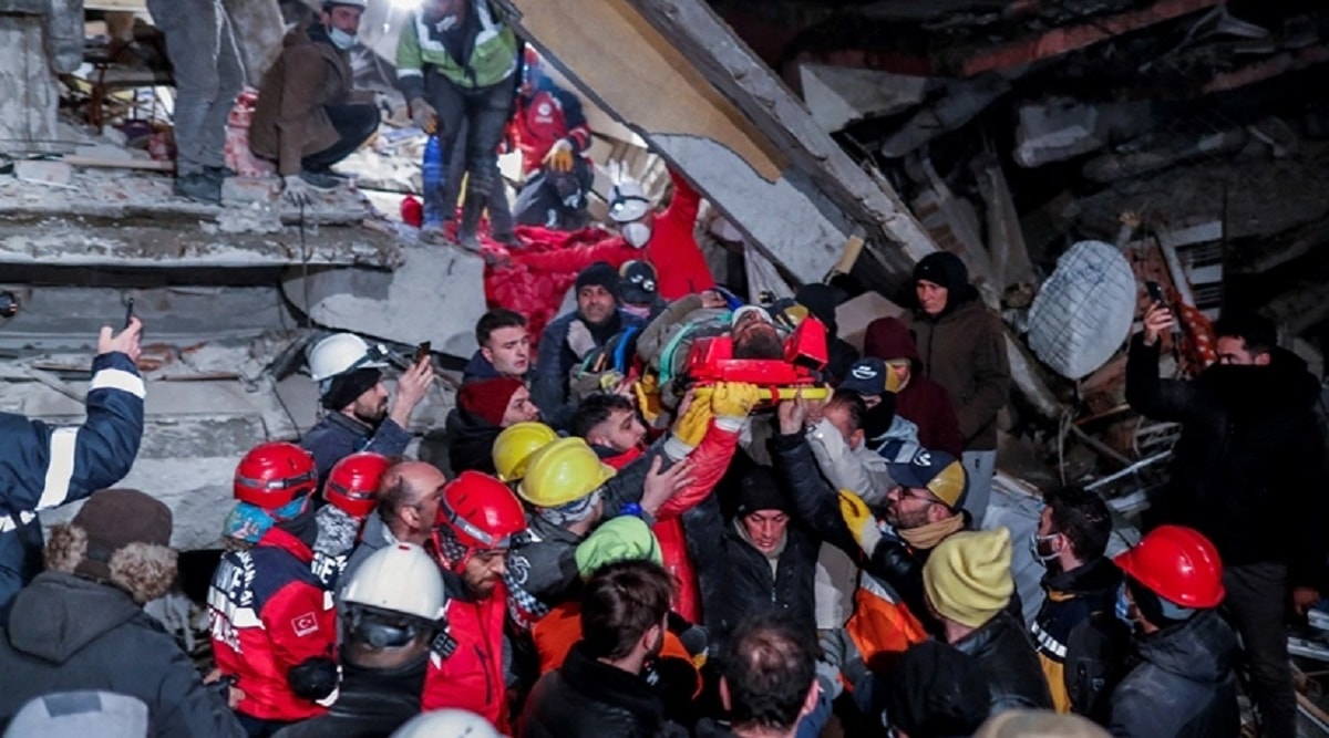 Watch How Rescuers Are Digging Through Rubble For Missing People In