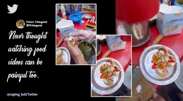 Ice cream pani puri irks foodies. Watch how it’s prepared | Trending ...