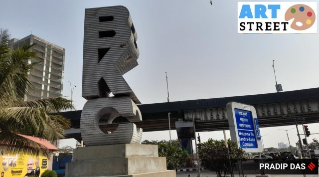 Mumbai Art Street: BKC fountain installation at Kalanagar Junction ...