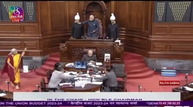 Video of Jaya Bachchan pointing finger at RS Chairman Jagdeep Dhankhar ...
