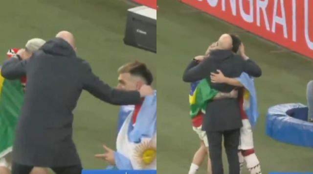 Watch: Erik ten Hag dances with Antony and Lisandro Martinez after ...