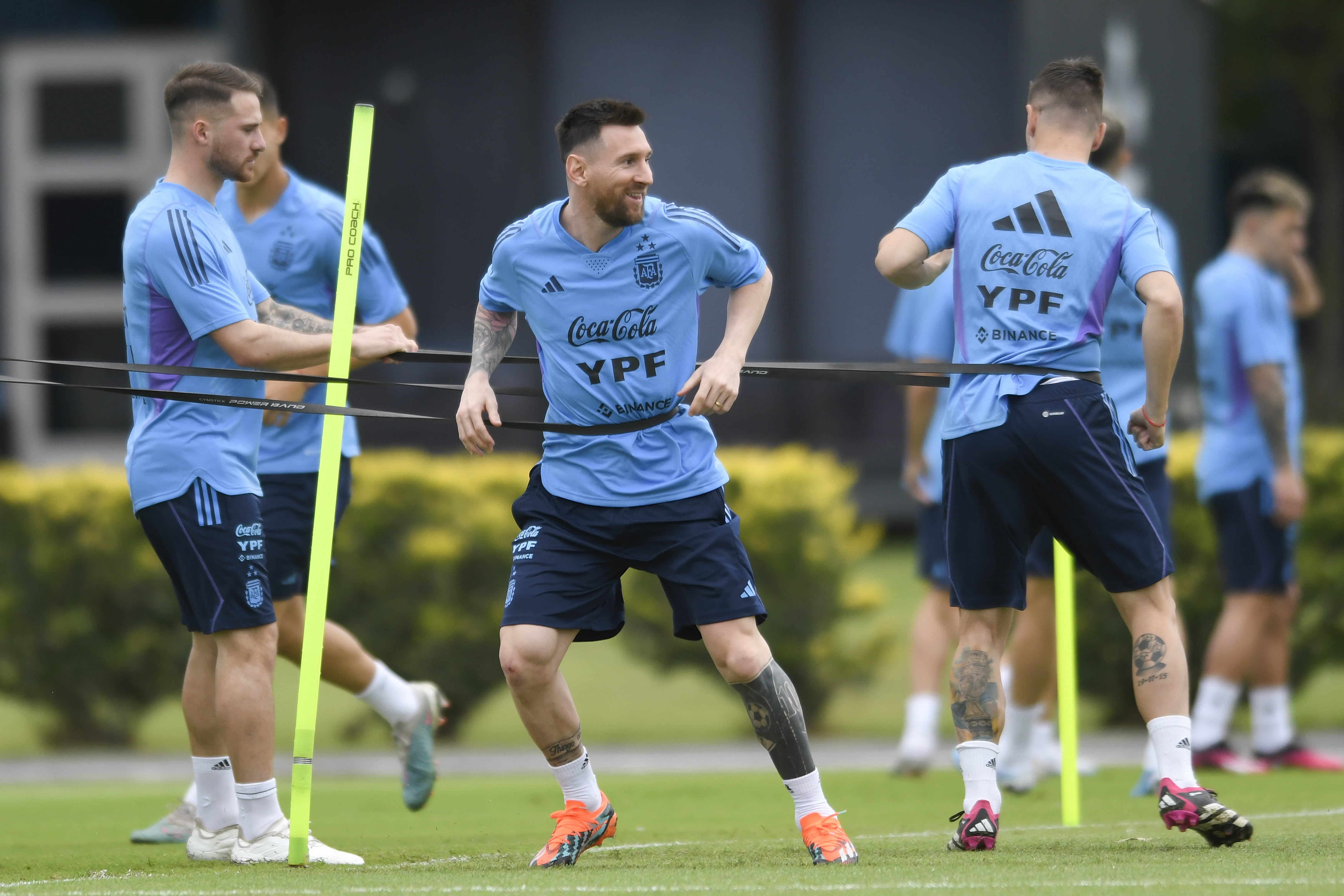 Messi mania in Argentina as soccer star mobbed at restaurant | Football ...