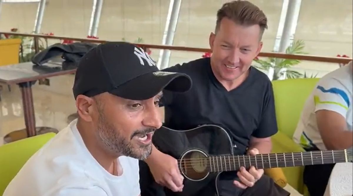 Watch: Harbhajan Singh and Brett Lee jam to mundian tu bach ke between ...