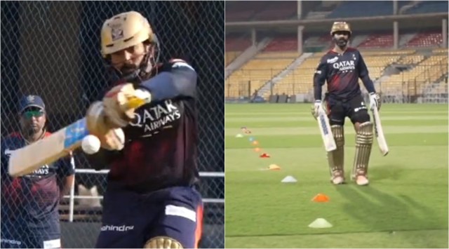Watch: Royal Challengers Bangalore’s Dinesh Karthik practicing ahead of ...