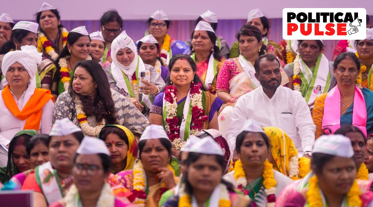 Nine Oppn parties join K Kavitha at dharna for Women’s Reservation Bill ...