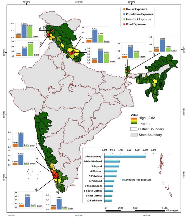 ISRO releases the Landslide Atlas of India: Which states, regions are ...