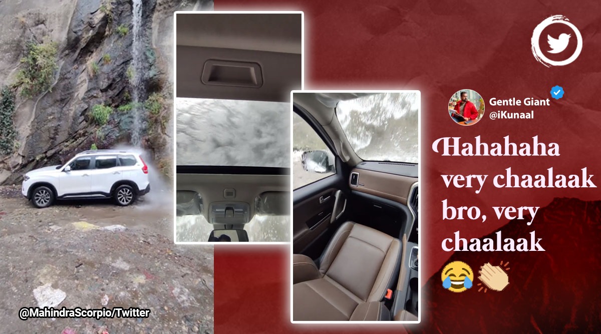 Mahindra responds to viral video of Scorpio leaking under waterfall ...