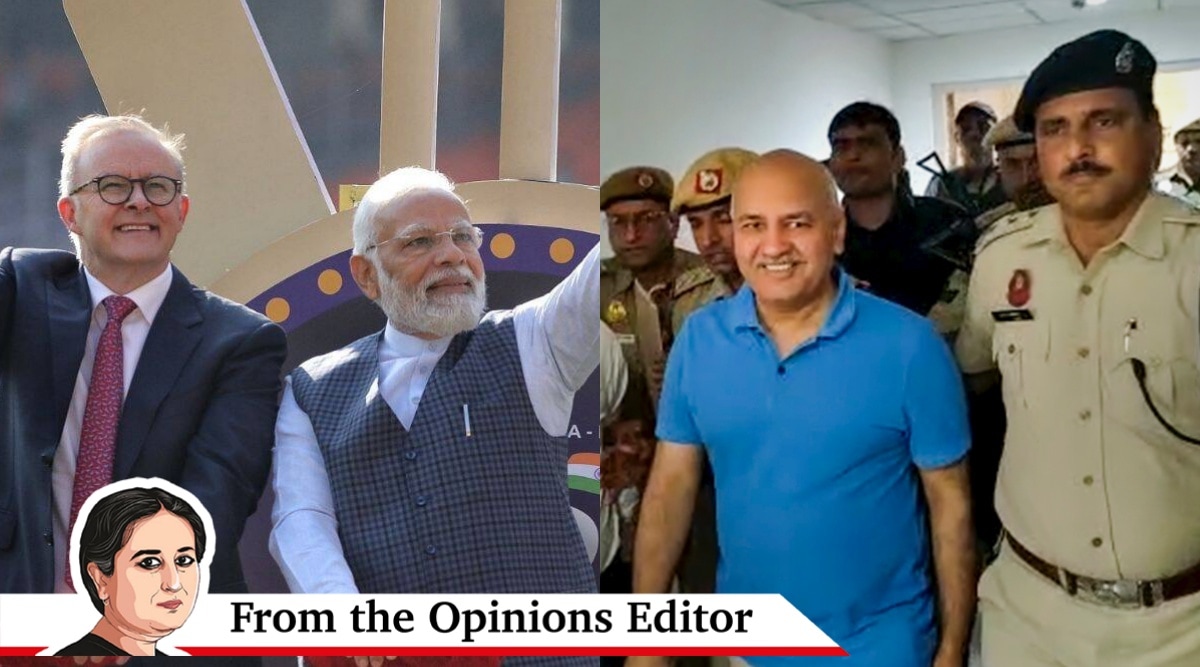 Vandita Mishra writes: PM Modi rides a chariot in Ahmedabad stadium ...