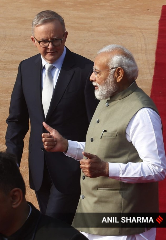 PM Narendra Modi discusses trade, security with Australian counterpart Anthony Albanese | See ...