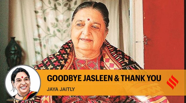 Dastkari Haat Samiti president Jaya Jaitly writes: Jasleen Dhamija ...