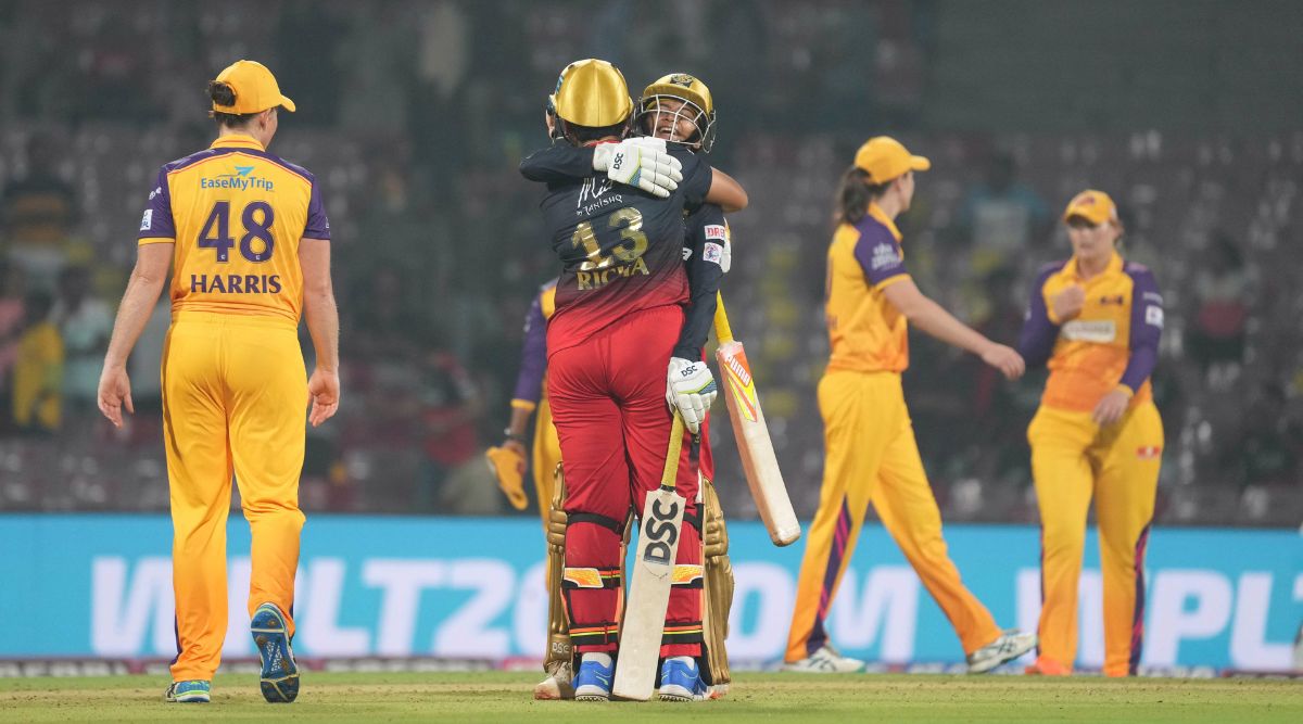 Kanika Ahuja and Richa Ghosh help RCB navigate a tricky chase to record their first win of WPL ...