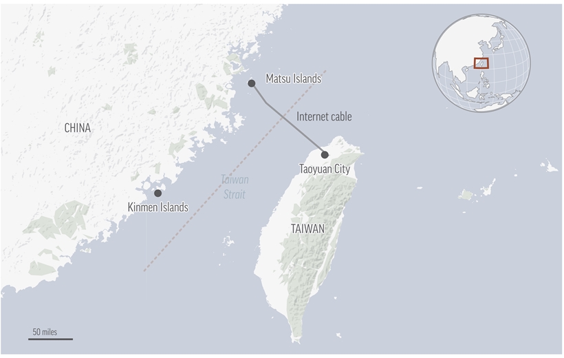 Taiwan suspects Chinese ships cut islands’ internet cables | World News ...