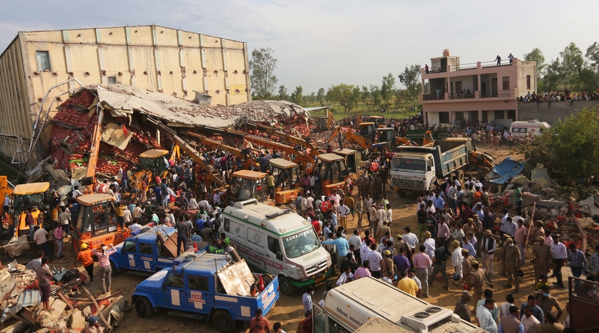 2 dead, dozen feared trapped as cold storage roof collapses in UP ...